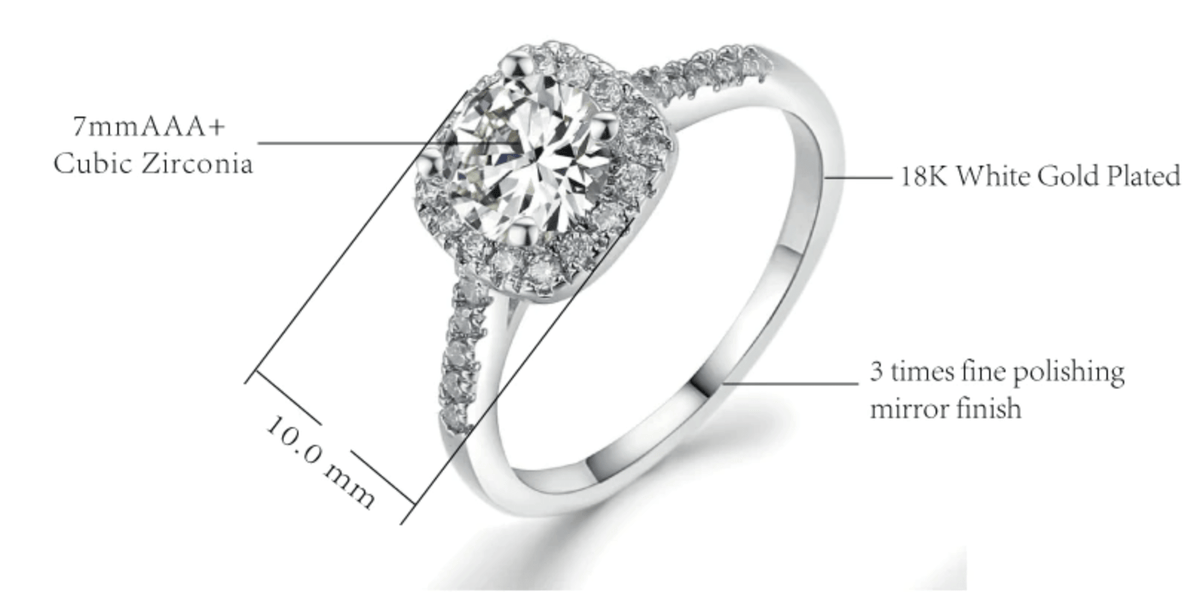 The Elizabeth Halo Ring – Silk-co